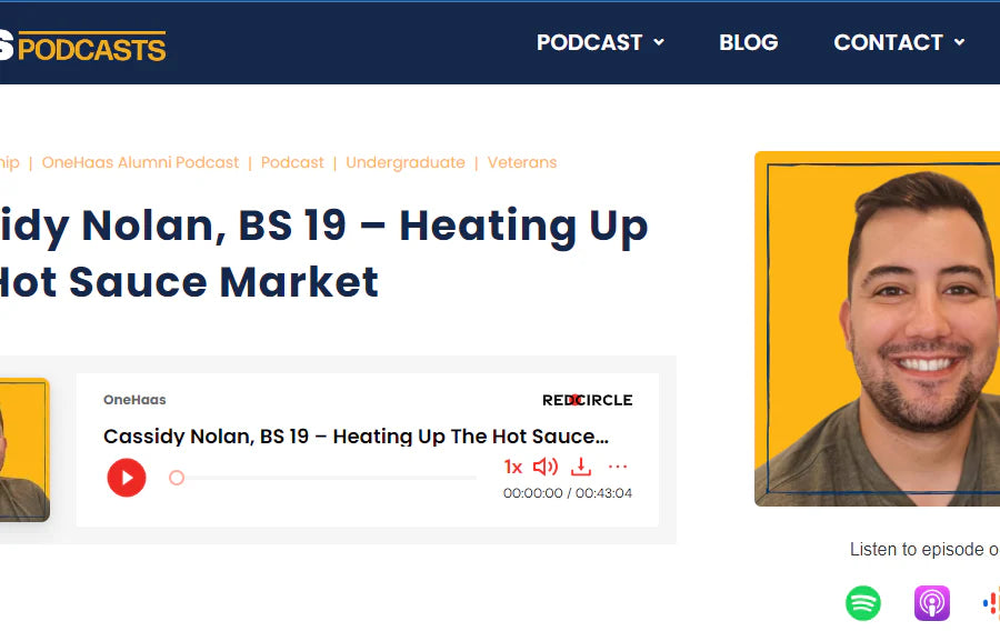 Cassidy Nolan, BS 19 – Heating Up The Hot Sauce Market – Mach 1 Hot Sauce