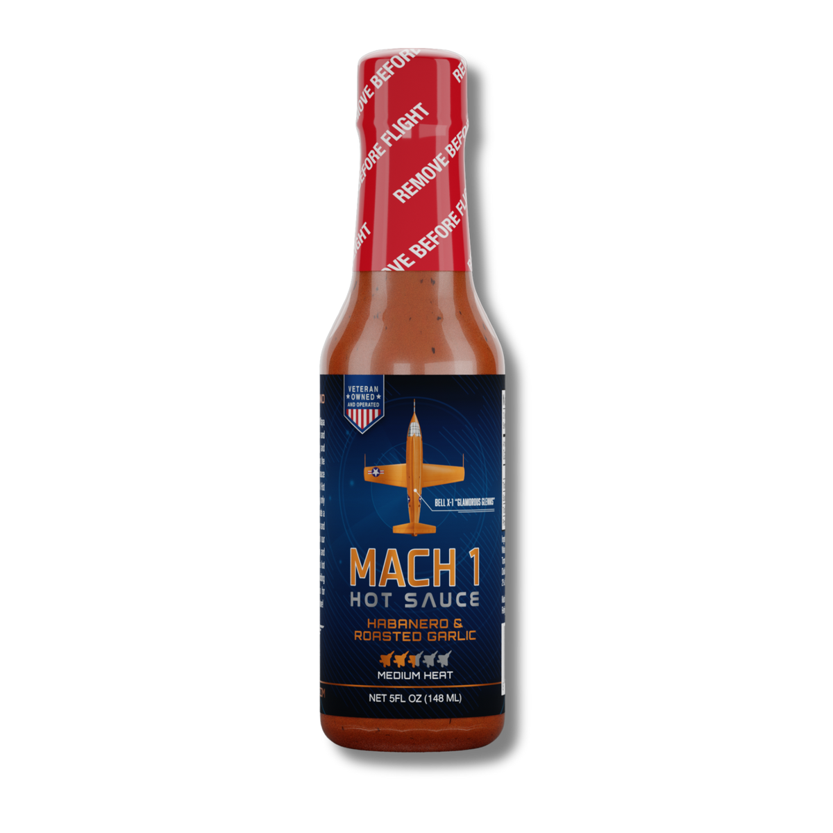 Habaneros and Roasted Garlic – Mach 1 Hot Sauce